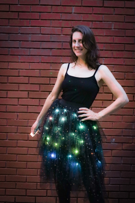 Make A Light Up Led Skirt Or Tutu Wearable Tech Tutorials And How Tos